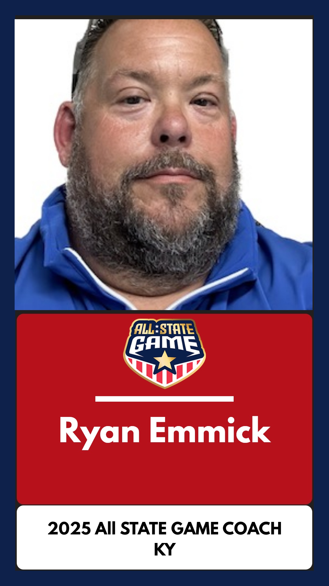 Coach Emmick Joins 2025 All State Game - All State Game