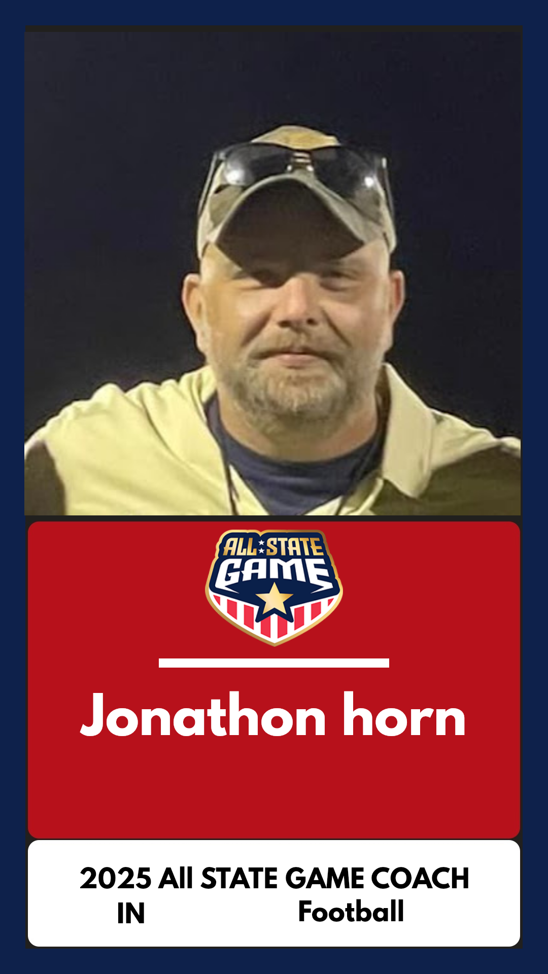 Coaching with Heart: Jonathon Horn’s Journey to the 2025 All State Game ...