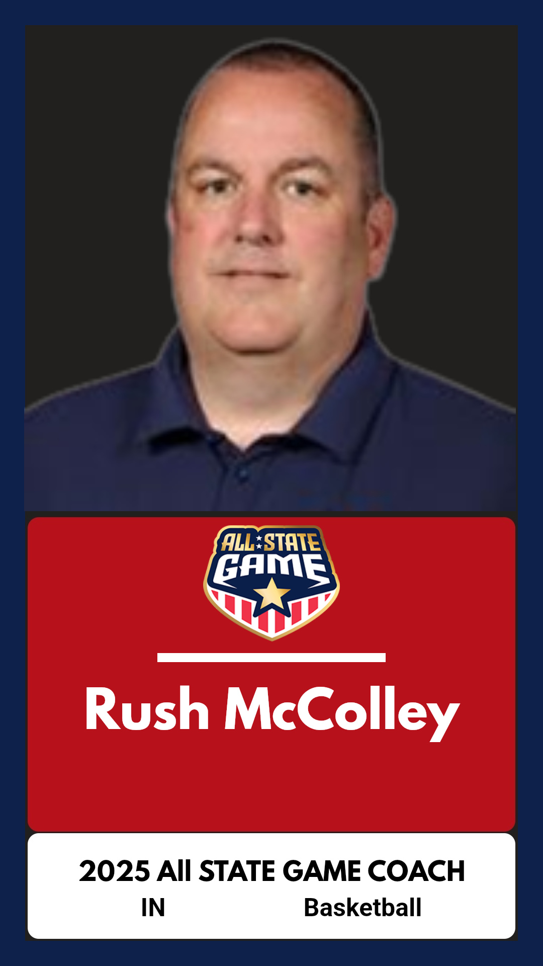Celebrating Coach Rush E. McColley at the 2025