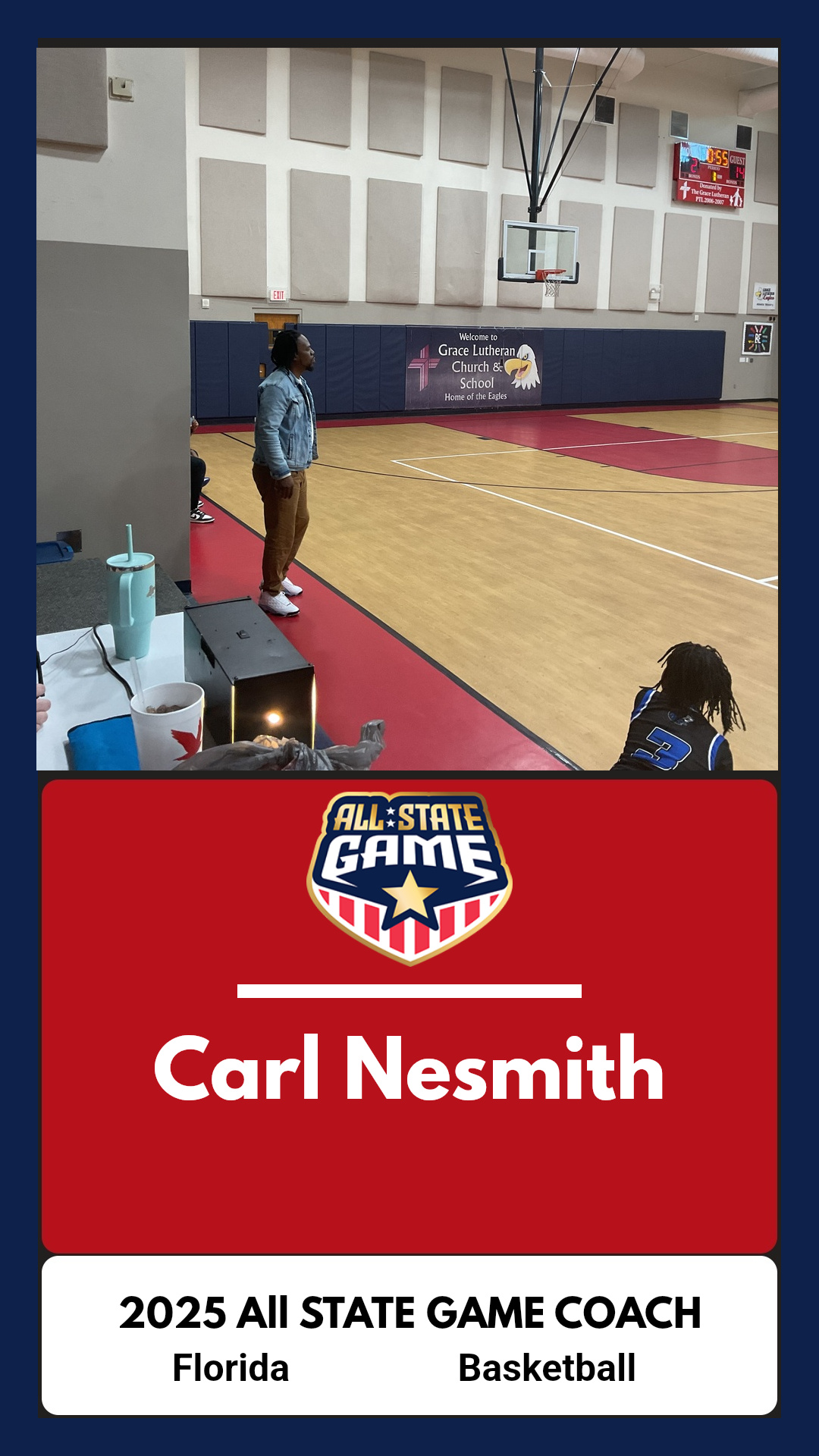 Coach Carl Nesmith to Inspire at 2025 All-State Game