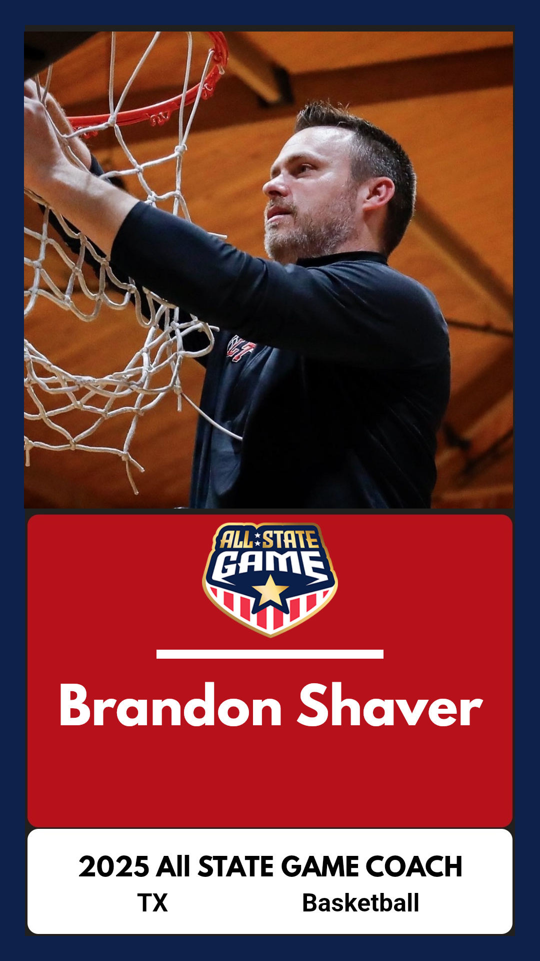 Coach Brandon Shaver Leads 2025 All-State Game